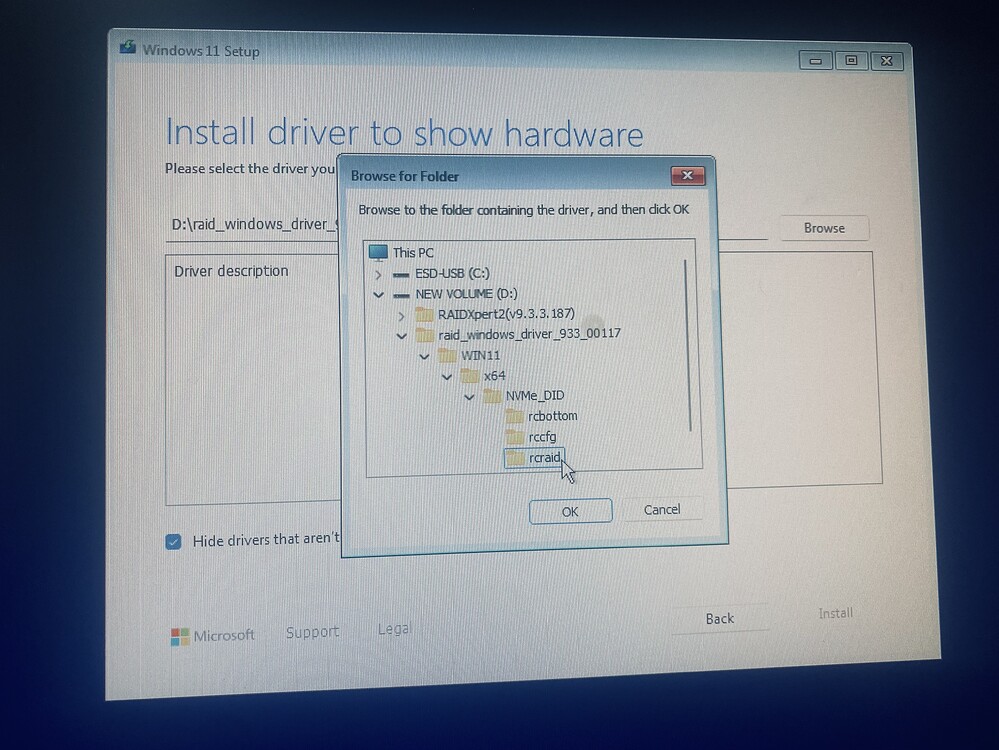 Installing Windows 11 onto RAID M.2 / NVME for B850+ AMD Chipsets AKA RAIDXpert2 - Software ...