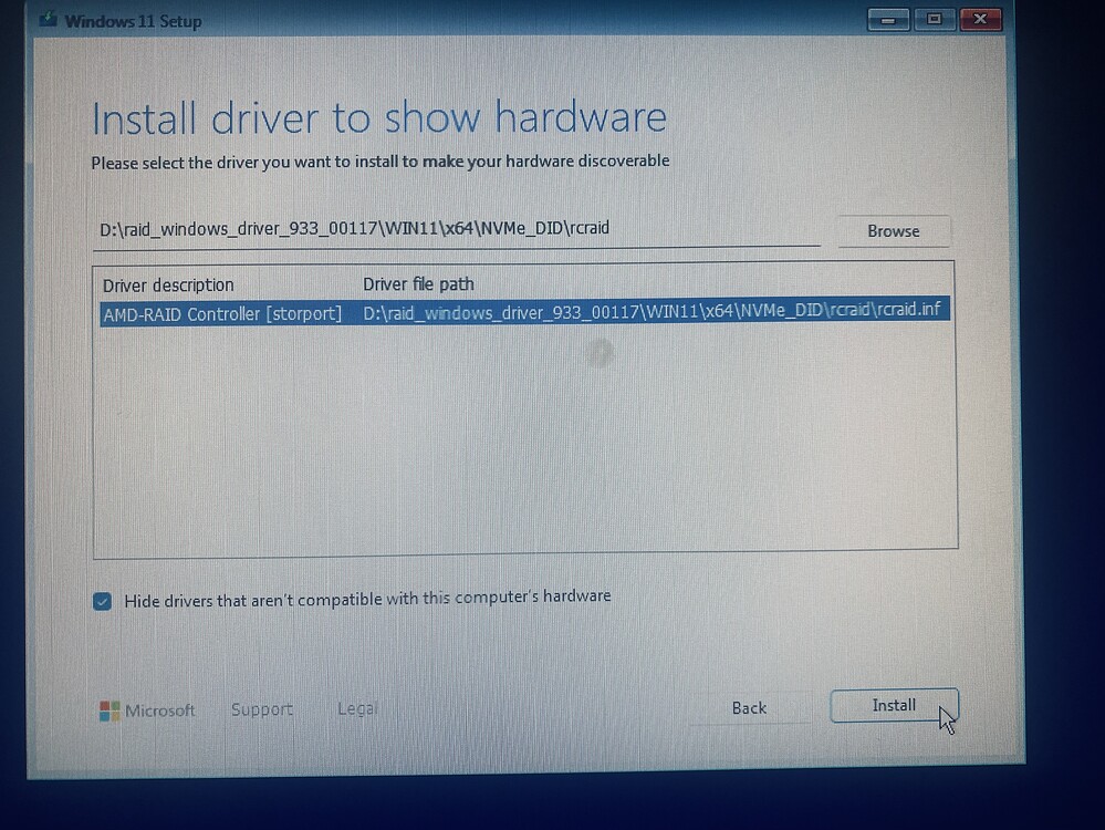 Installing Windows 11 onto RAID M.2 / NVME for B850+ AMD Chipsets AKA RAIDXpert2 - Software ...