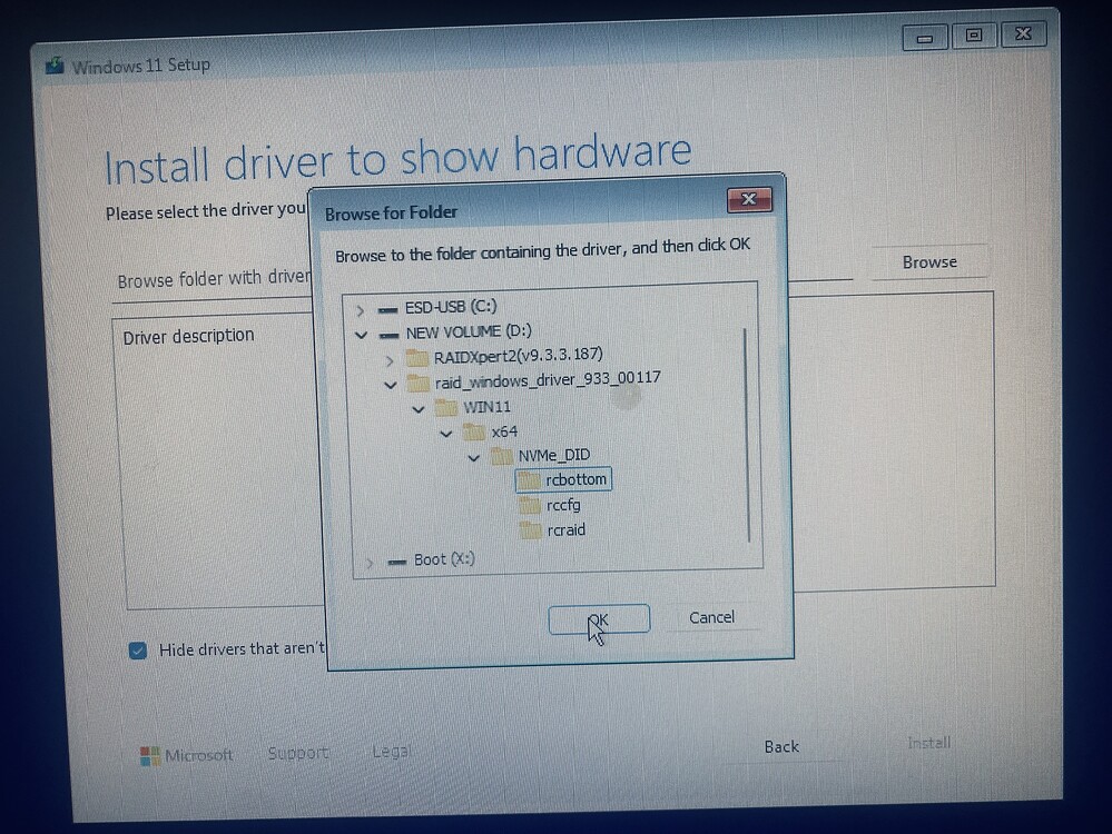Installing Windows 11 onto RAID M.2 / NVME for B850+ AMD Chipsets AKA RAIDXpert2 - Software ...